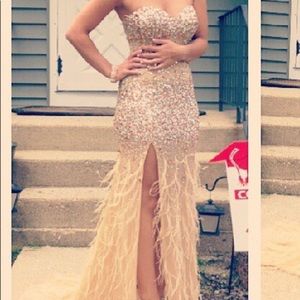 Dresses | Gold Prom Dress | Poshmark